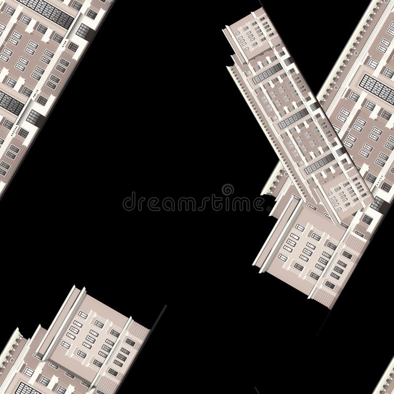 Seamless Architect Pattern stock illustration. Illustration of ...
