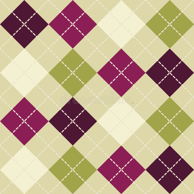 Seamless Argyle Pattern Stock Image - Image: 8122321