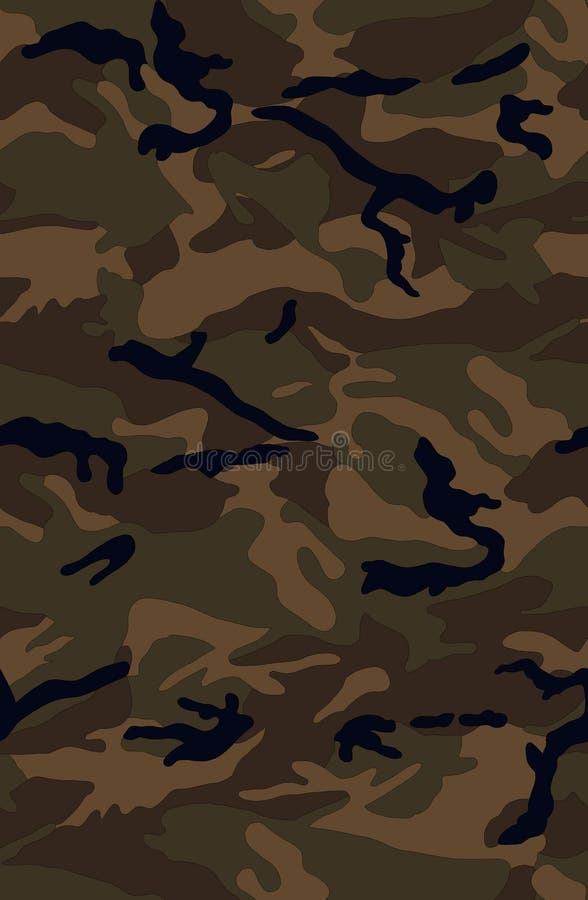 Seamless Army Camouflage, Colored Military Background Ready for Textile ...