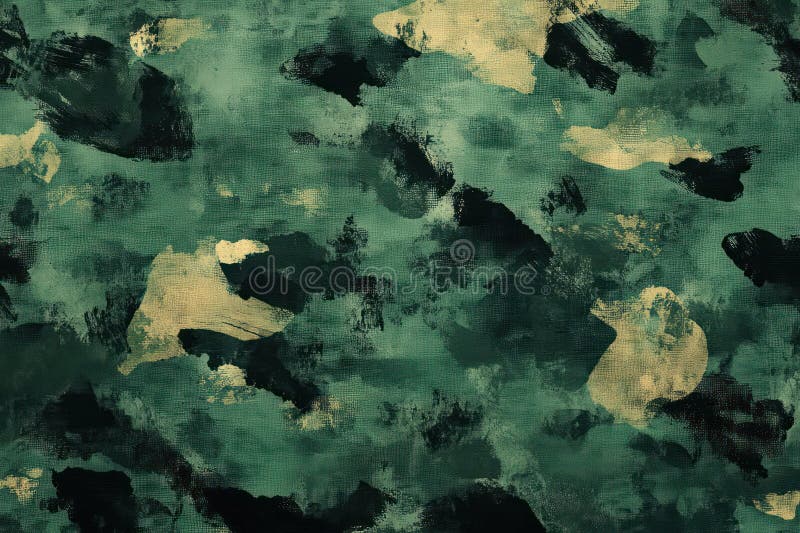 Seamless Army Green Camouflage Texture Background Stock Image - Image ...