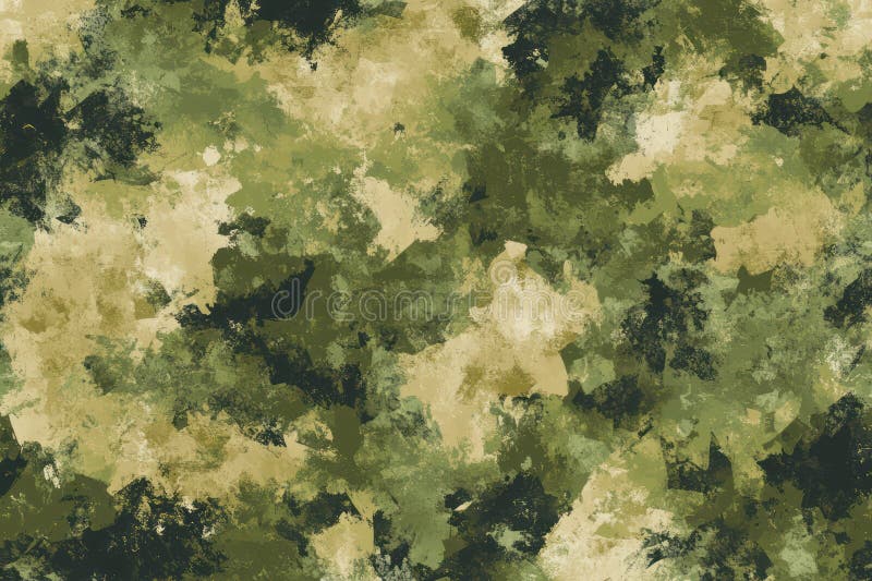 Seamless Army Green Camouflage Texture Background Stock Image - Image ...
