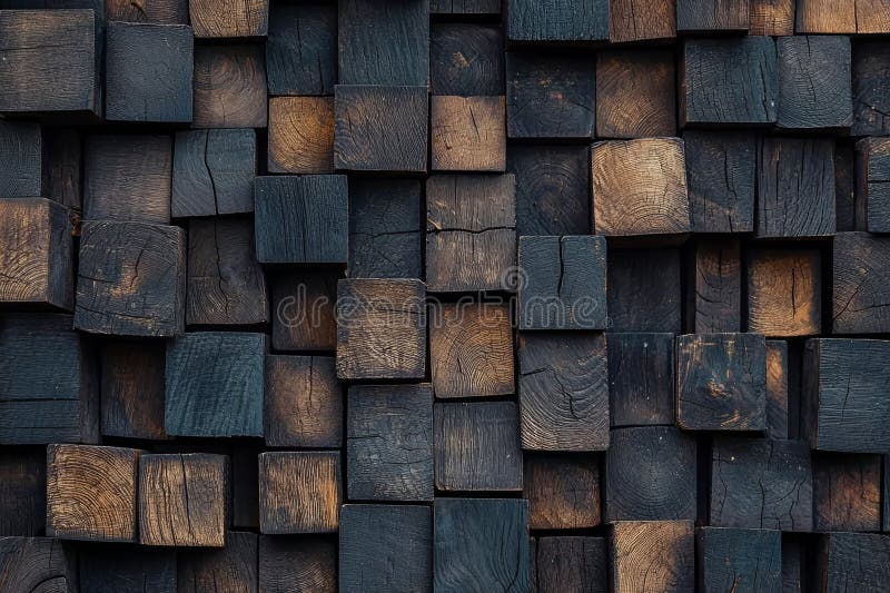 A Seamless Array of Square Wooden Tiles in Various Shades, Establishing ...