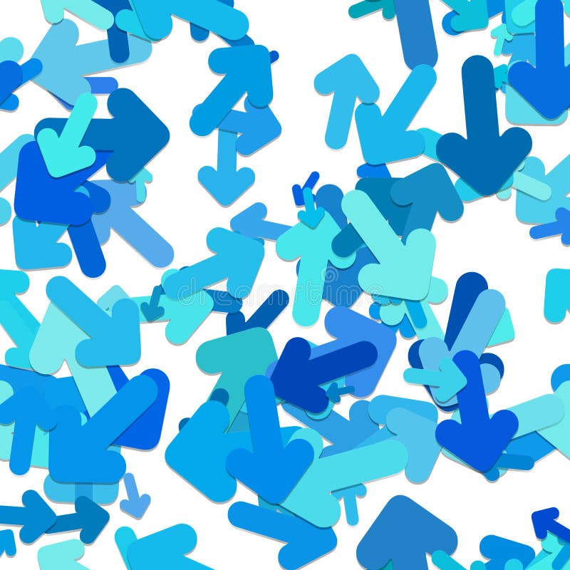 Cyan Seamless Triangle Pattern Stock Vector - Illustration of polygon ...