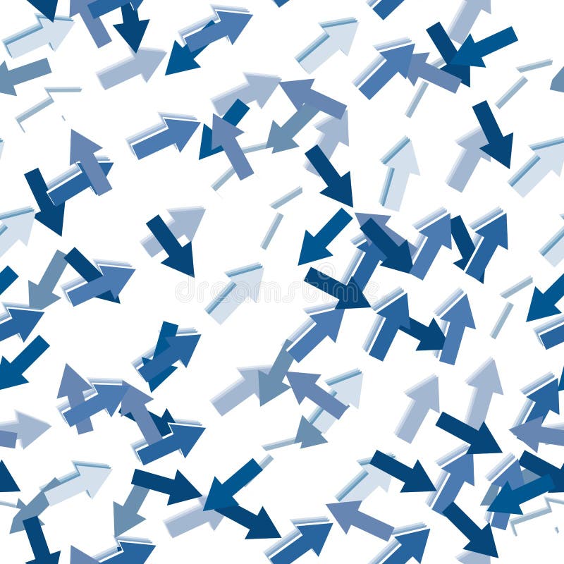 Seamless arrow pattern stock vector. Illustration of blue - 49573843