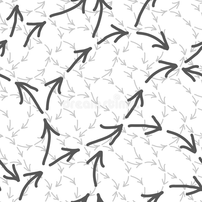 Seamless arrow pattern stock vector. Illustration of motif - 100604713