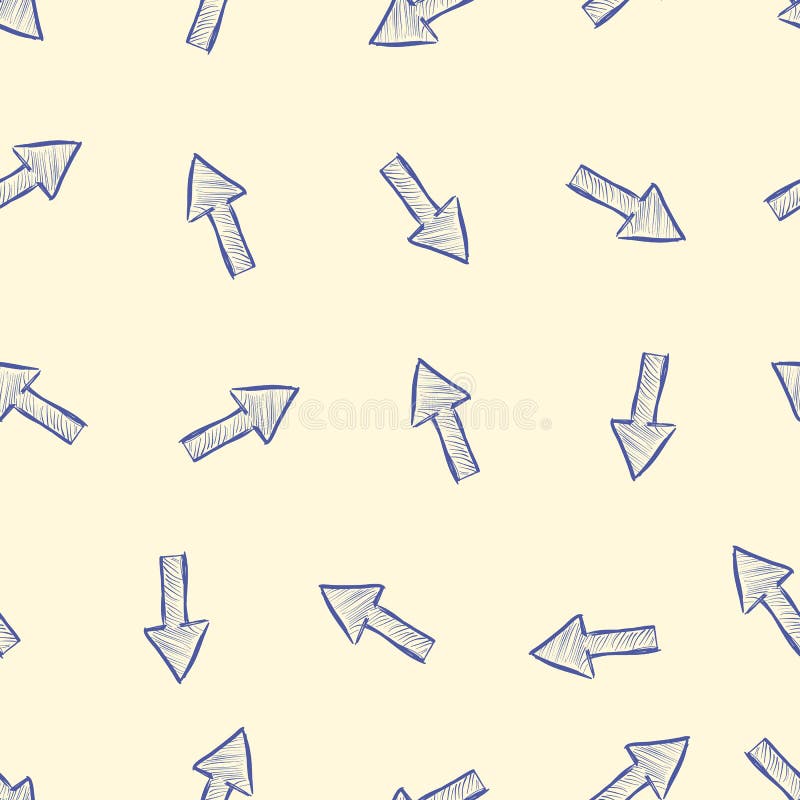 Seamless arrows stock vector. Illustration of endless - 49540782