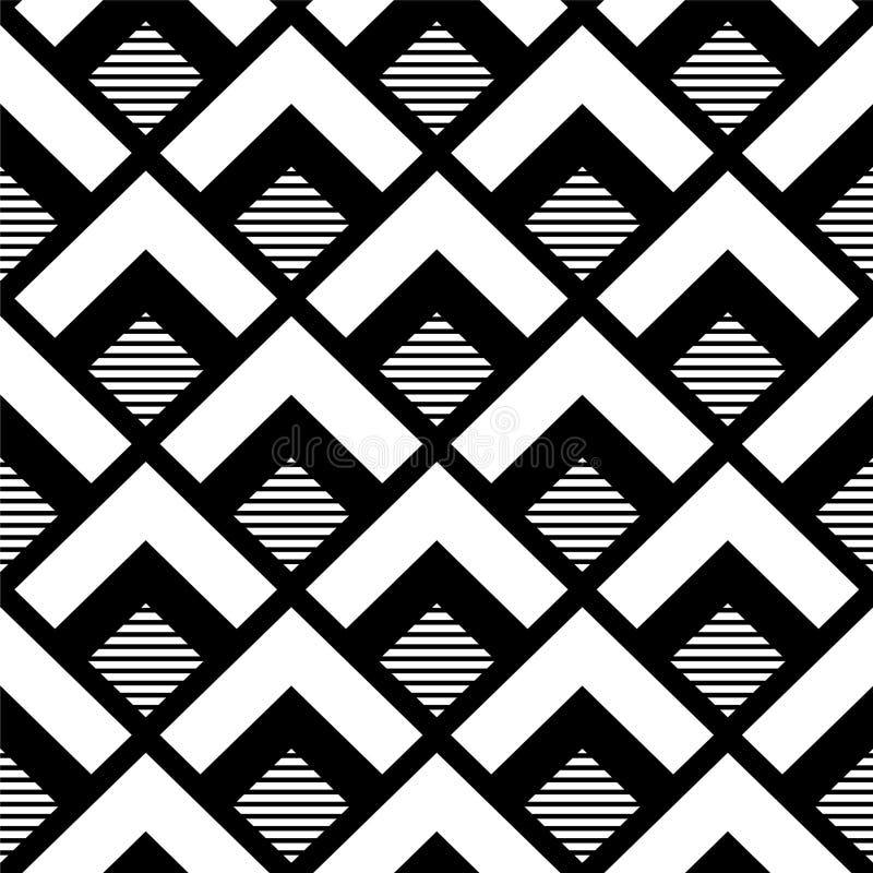 Art Deco Geometric Scale Pattern Design with Line Details Stock Vector ...