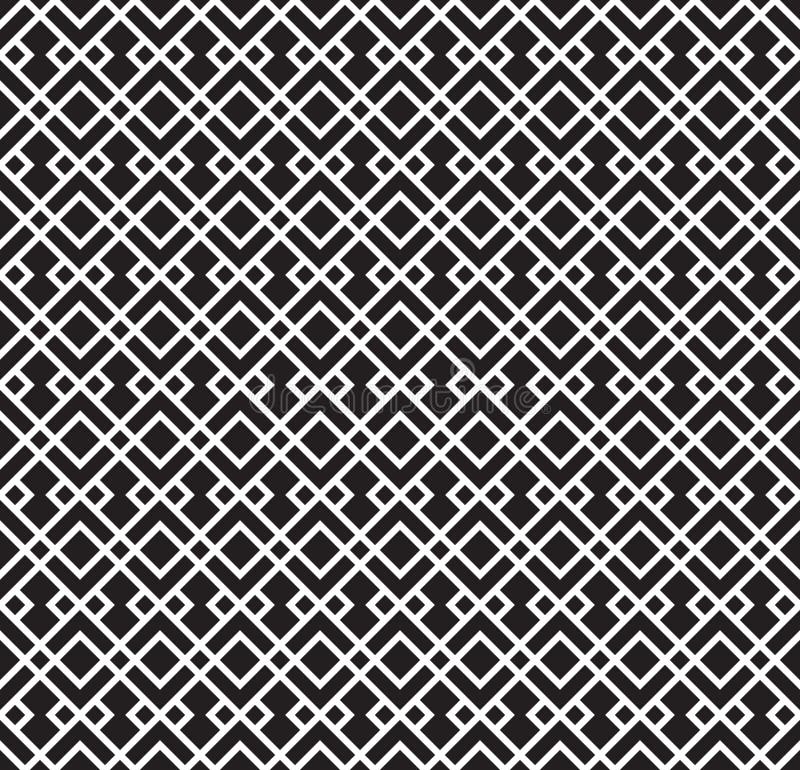 Seamless Art Deco Trellis Pattern Background Stock Illustration ...