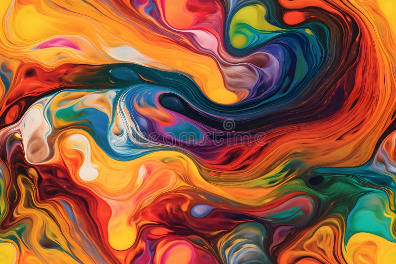 Seamless Artistic Background of Colored Diffusing Turbulent Fumes or ...