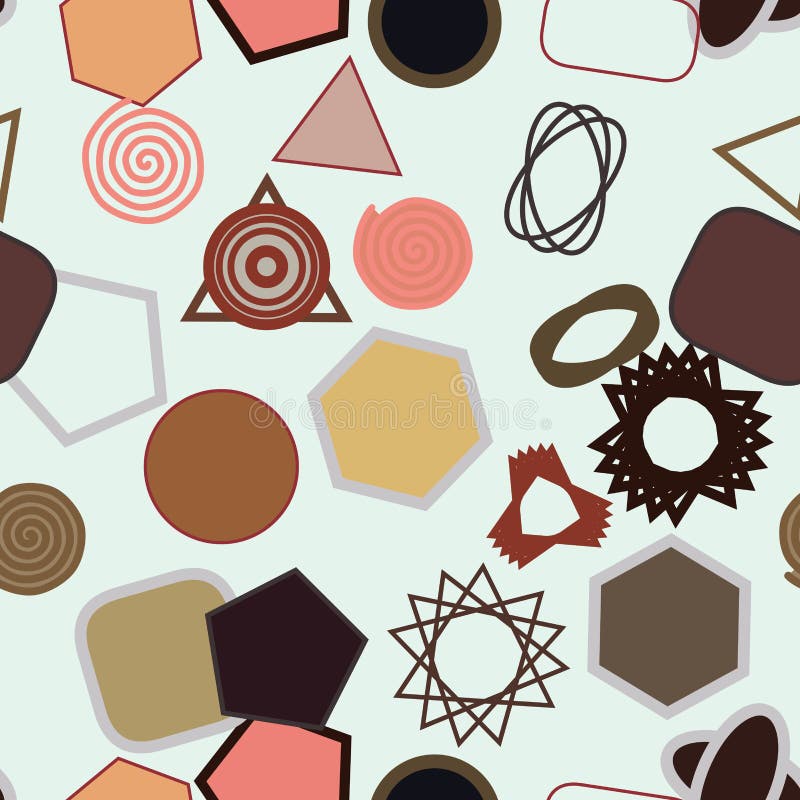 Seamless Artistic Mixed Background Pattern Abstract. Digital, Style ...