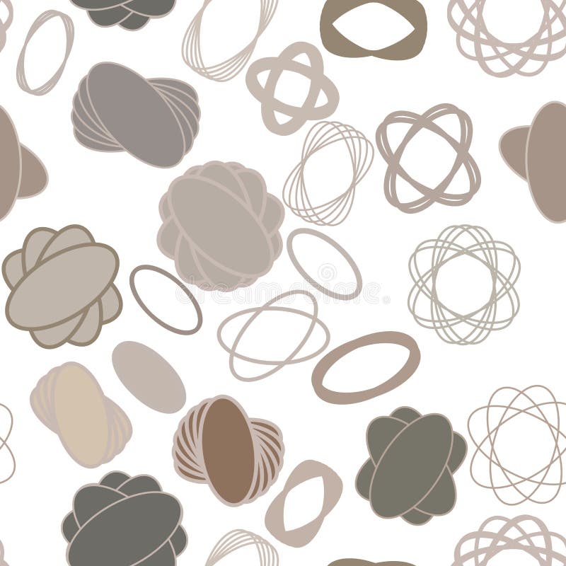 Seamless Artistic Oval & Mixed Background Pattern Abstract. Web ...