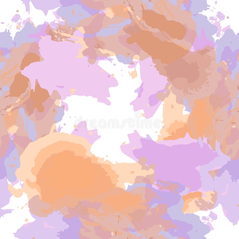 Seamless Artistic Watercolor Colorful Splash Pattern. Stock Vector ...