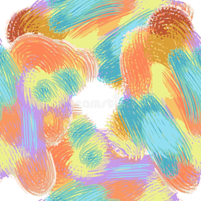 Seamless Artistic Watercolor Splash Pattern Stock Vector - Illustration ...