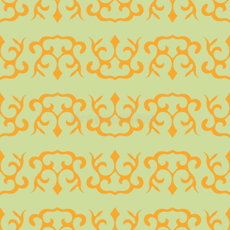 Seamless Asian Pattern of the Nomads of Central Asia Stock Vector ...