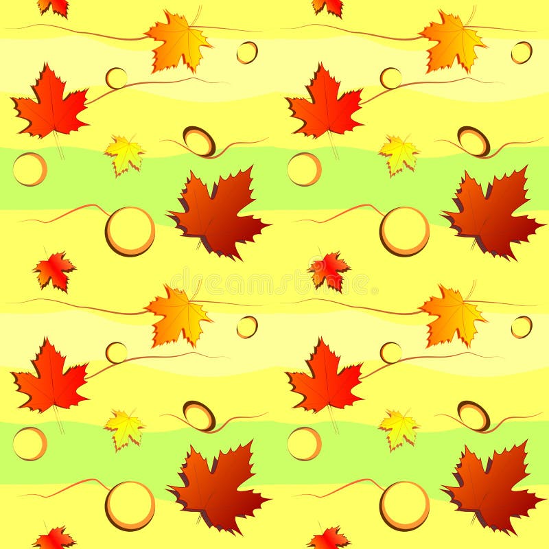 Seamless Asymmetric Pattern of Autumn Leaves in Warm Colors Stock ... Seamless Asymmetric Pattern of Autumn Leaves in Warm Colors Stock ...