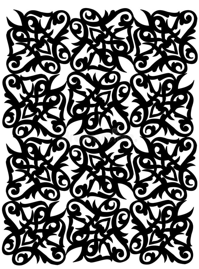 Seamless azeri pattern stock vector. Illustration of graphic - 7193252