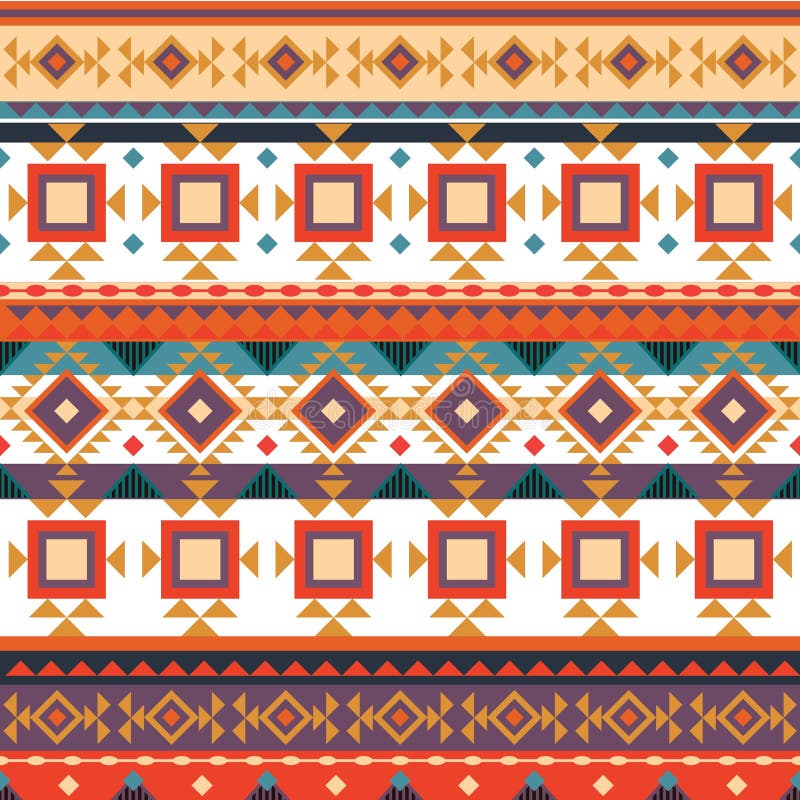 Seamless Aztec Background. Vector Illustration Decorative Design Stock ...