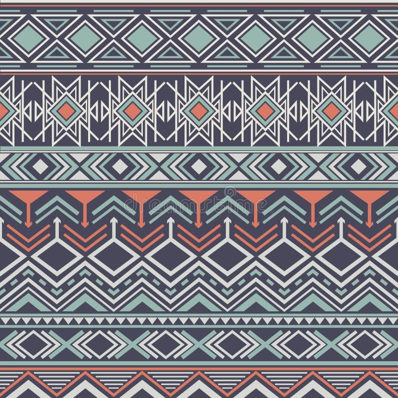 Seamless Aztec Background. Vector Illustration Decorative Design Stock ...