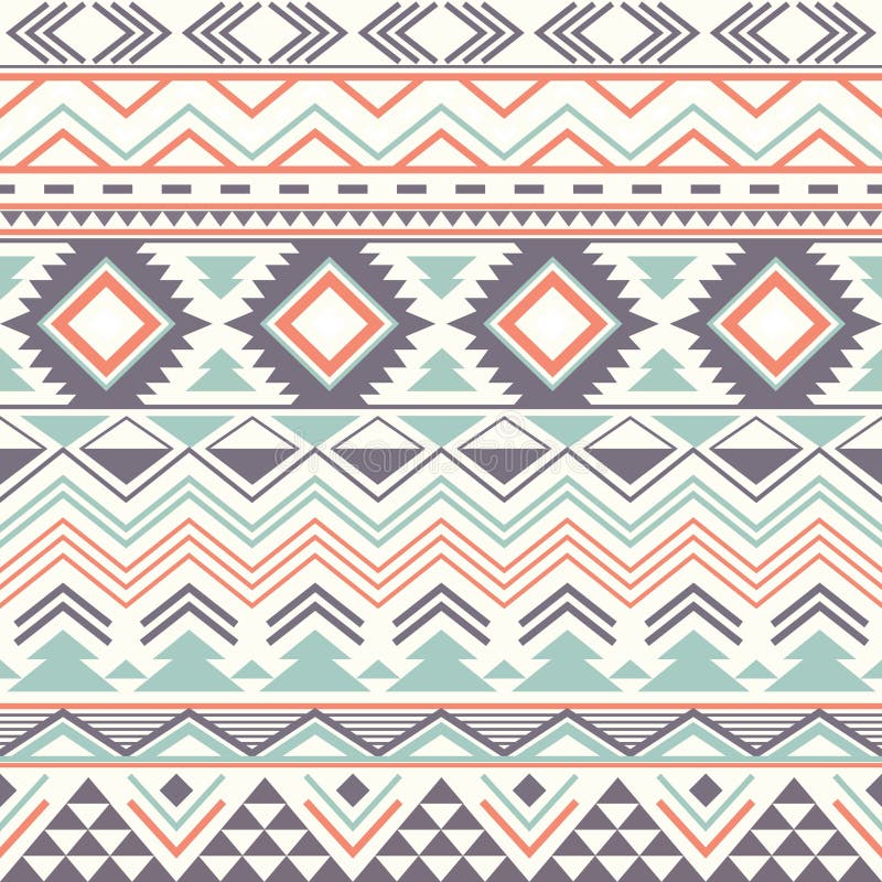 Seamless Aztec Background. Vector Illustration Decorative Design Stock ...
