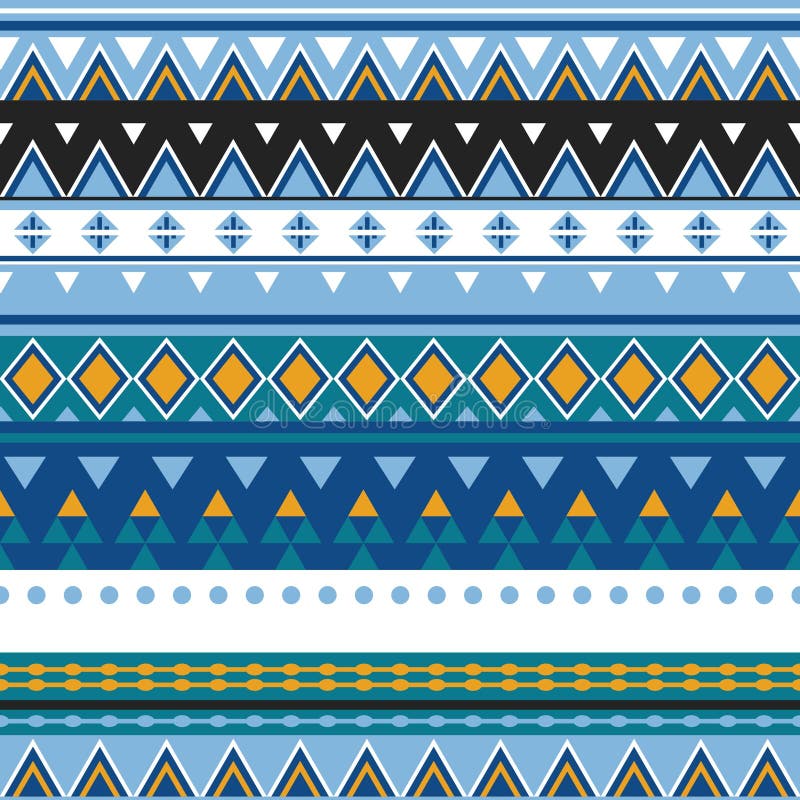 Seamless Aztec Background. Vector Illustration Decorative Design Stock ...