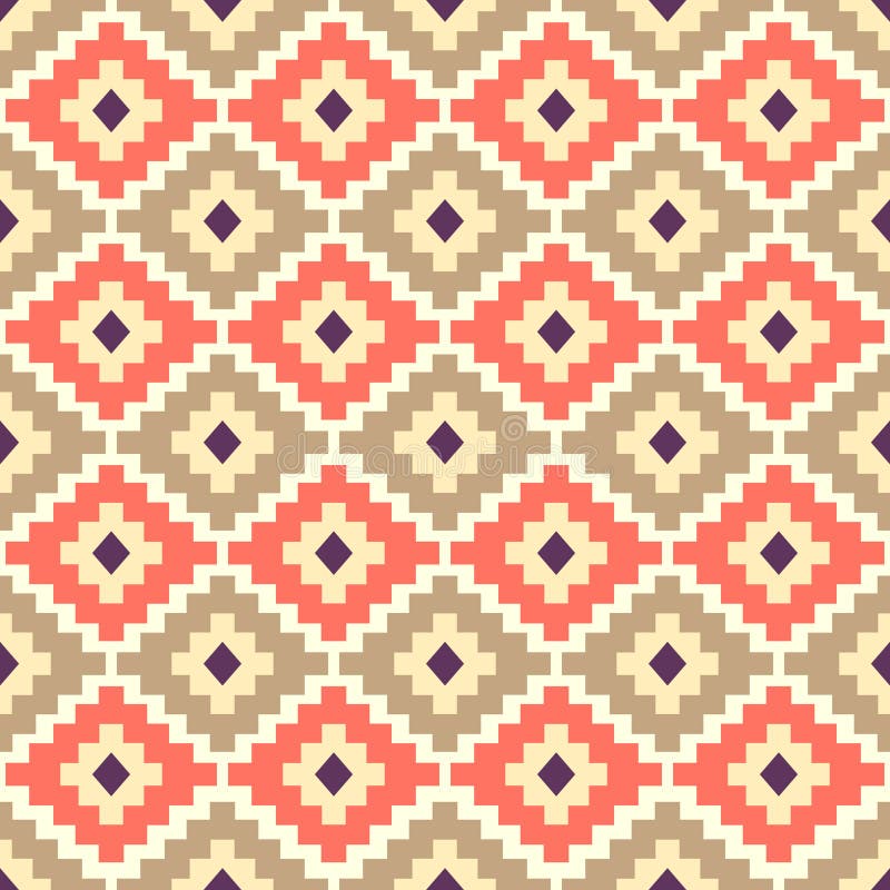 Seamless aztec pattern. stock vector. Illustration of decor - 45500079