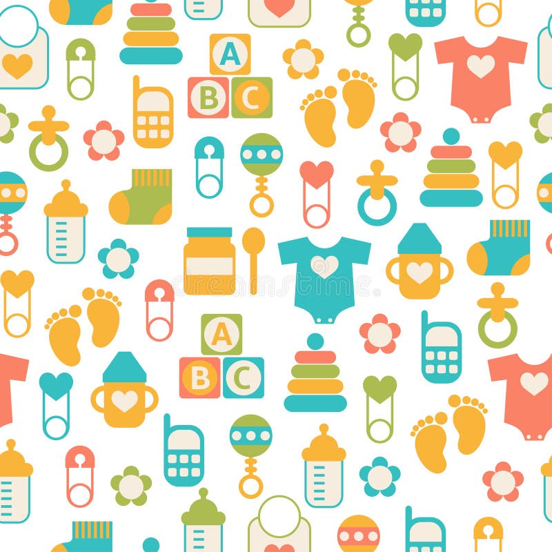 Baby Icon Pattern Stock Illustrations – 46,323 Baby Icon Pattern Stock ...