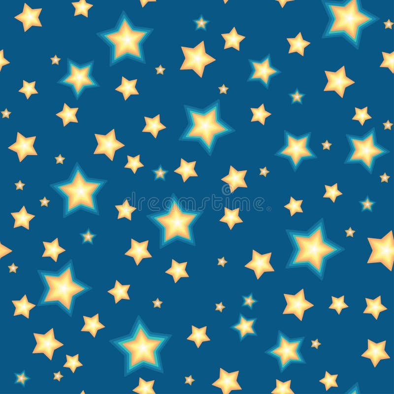 Cartoon stars at blue sky stock vector. Illustration of concept - 21443154