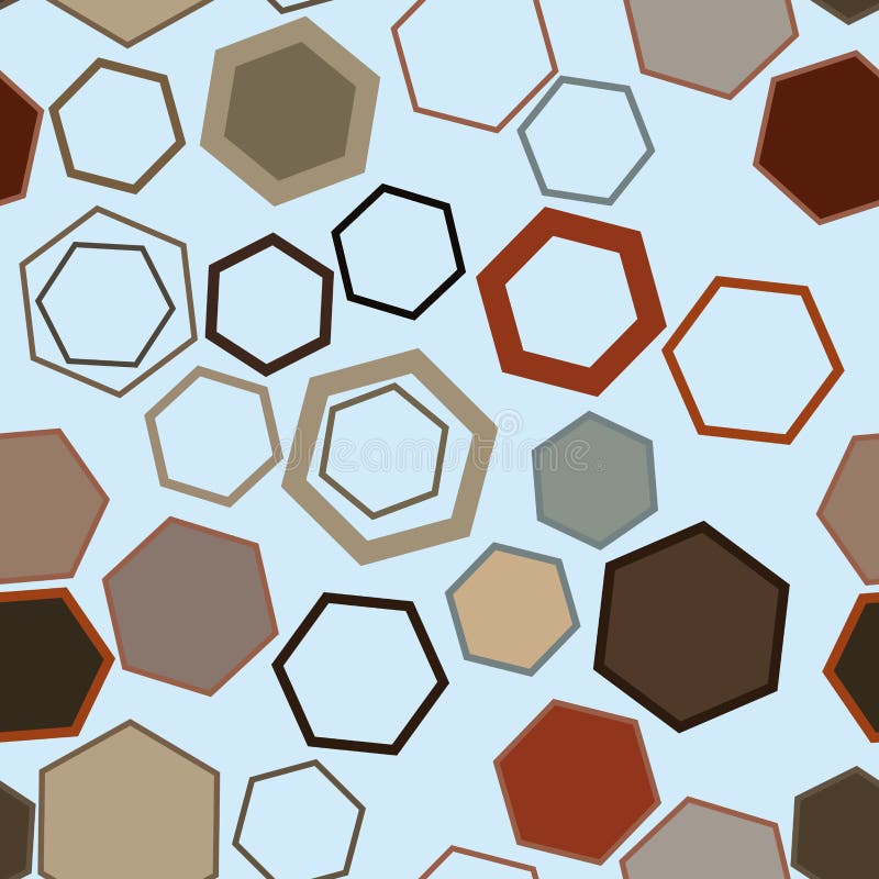 Seamless Background Abstract Geometric Hexagon Pattern for Design ...