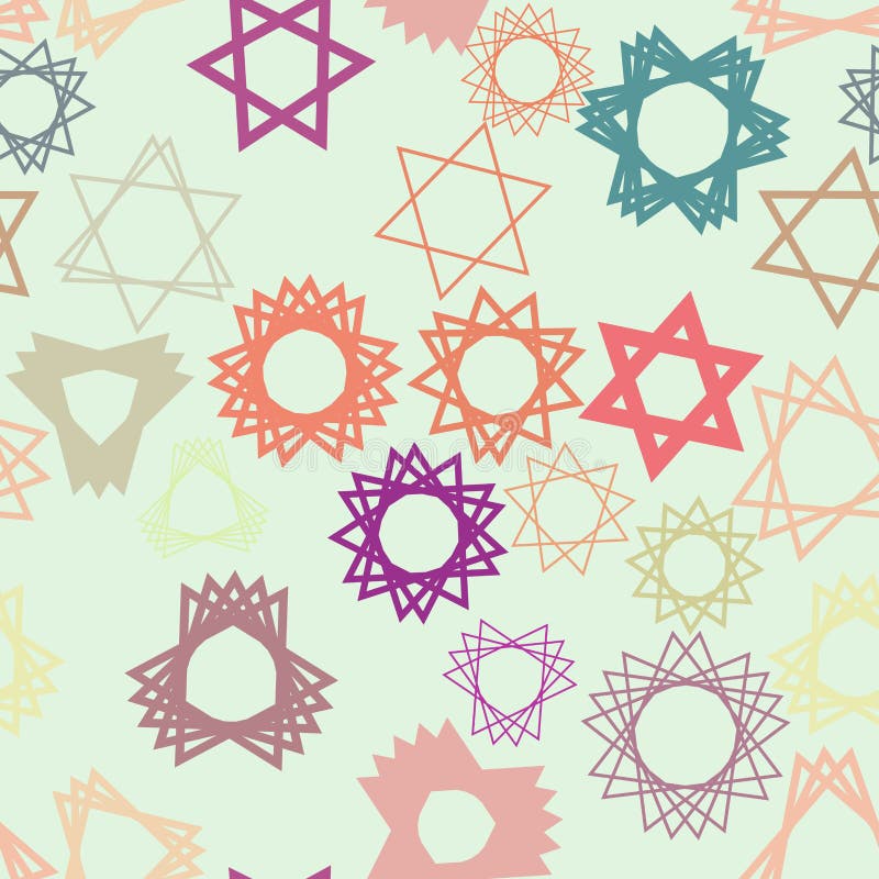 Seamless Background Abstract Geometric Star Pattern for Design. Style ...