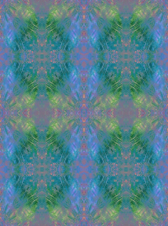 Seamless Background. Abstract Grunge Geometric Pattern. Clouded Rainbow ...