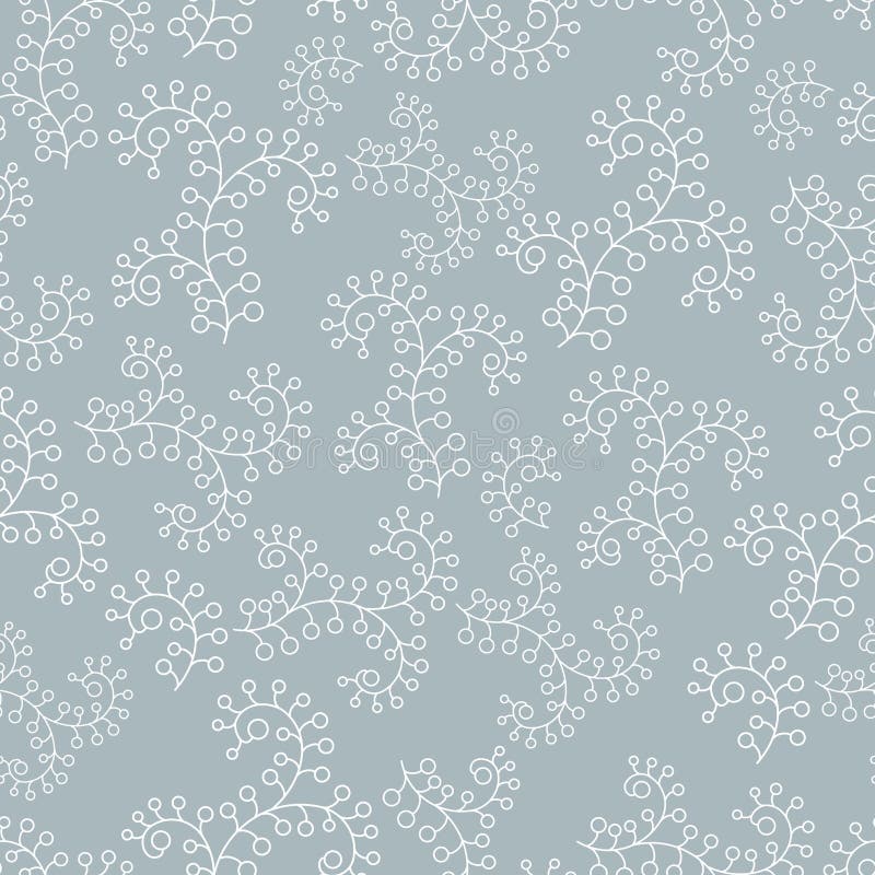 Seamless Background with Abstract Pattern in Grey Color Stock Vector ...