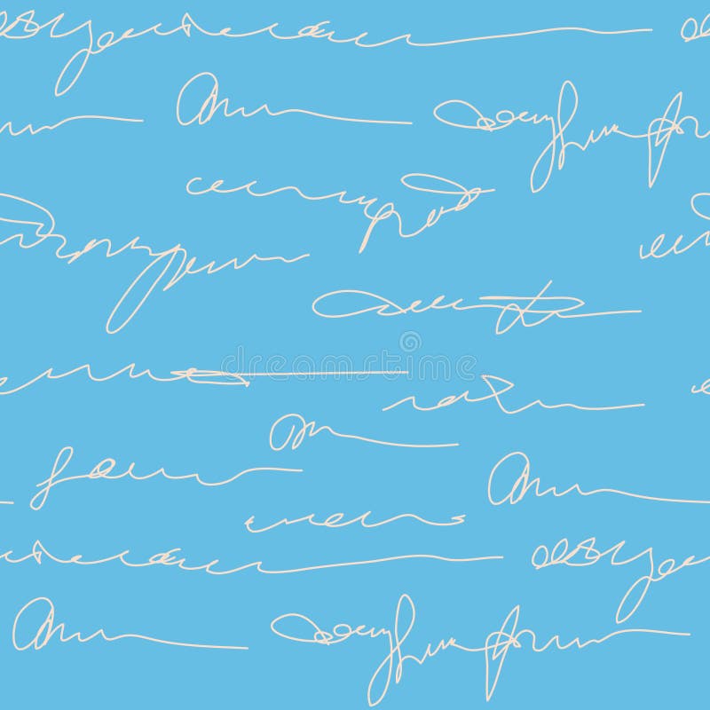 Signatures Set. Abstract Business Autograph Illustration. Stock Vector ...