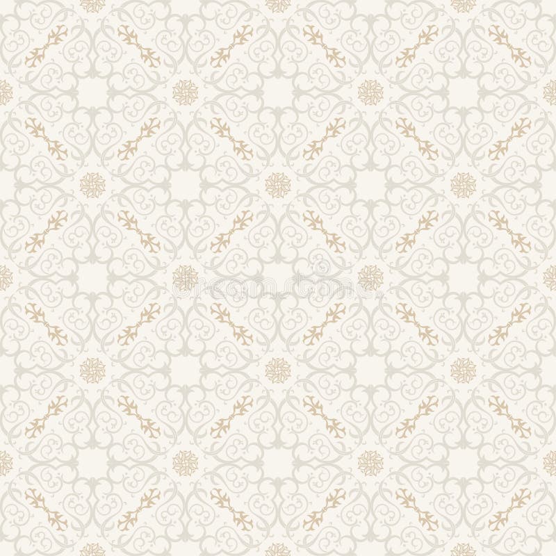 Seamless Background in Arabic Style Stock Vector - Illustration of ...