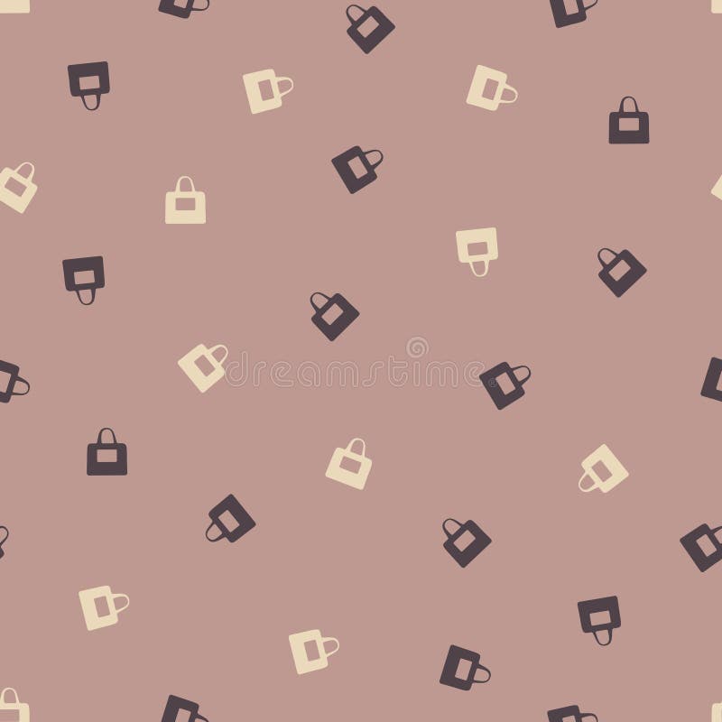 Seamless background: bag stock vector. Illustration of fabric - 38073899