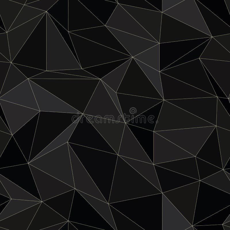 Seamless Background - Black Triangles Stock Vector - Illustration of ...