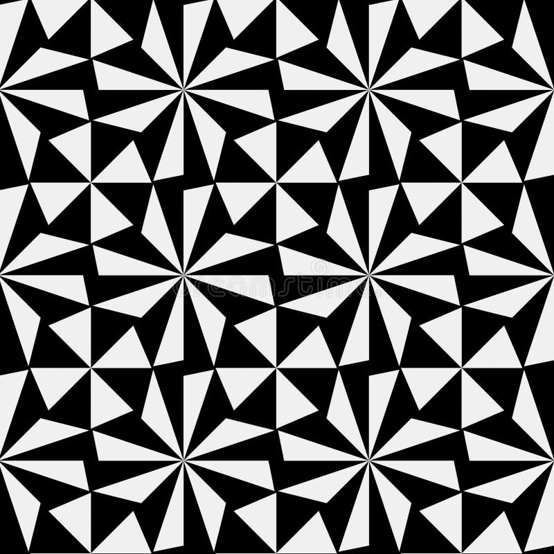 Seamless Background of Black and White Repeating Patterns. Stock ...