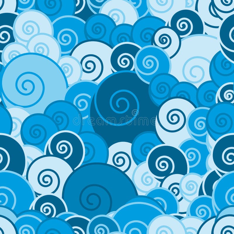 Seamless background Blue stock vector. Illustration of funky - 8000841