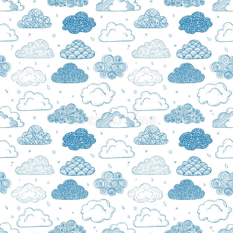 Cute Doodle Trees, Tree Doodles Set, Isolated on White Stock Vector ...