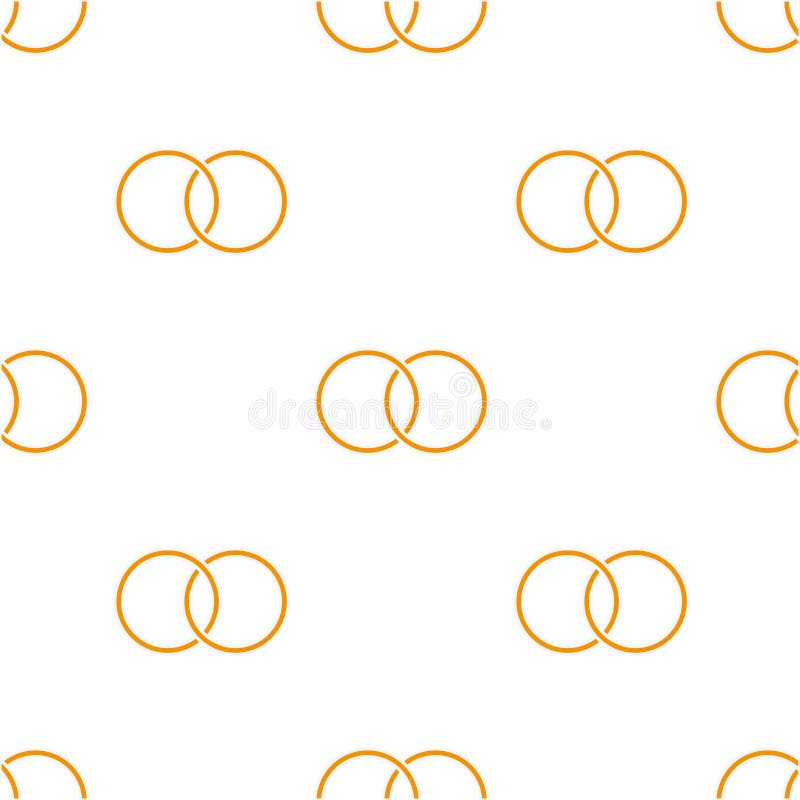 Seamless Background with Colored Rings Stock Illustration ...