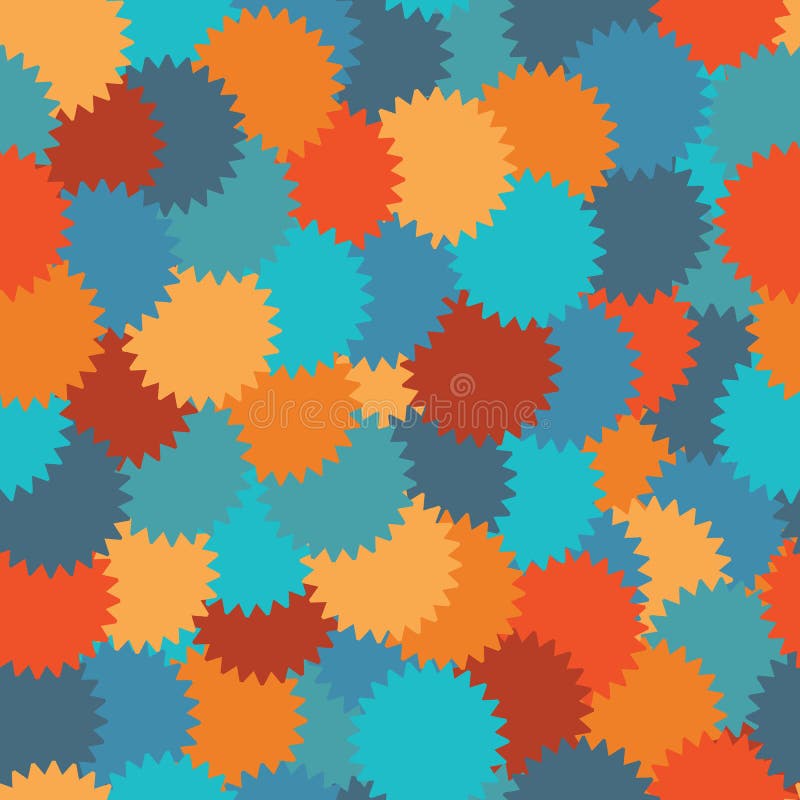 Seamless Background with Colorful Gears Stock Vector - Illustration of ...