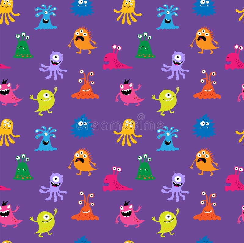 Cute aliens stock vector. Illustration of funny, smiling - 8413844