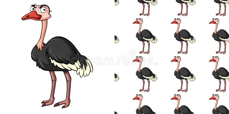 Angry Ostrich Stock Illustrations – 51 Angry Ostrich Stock ...