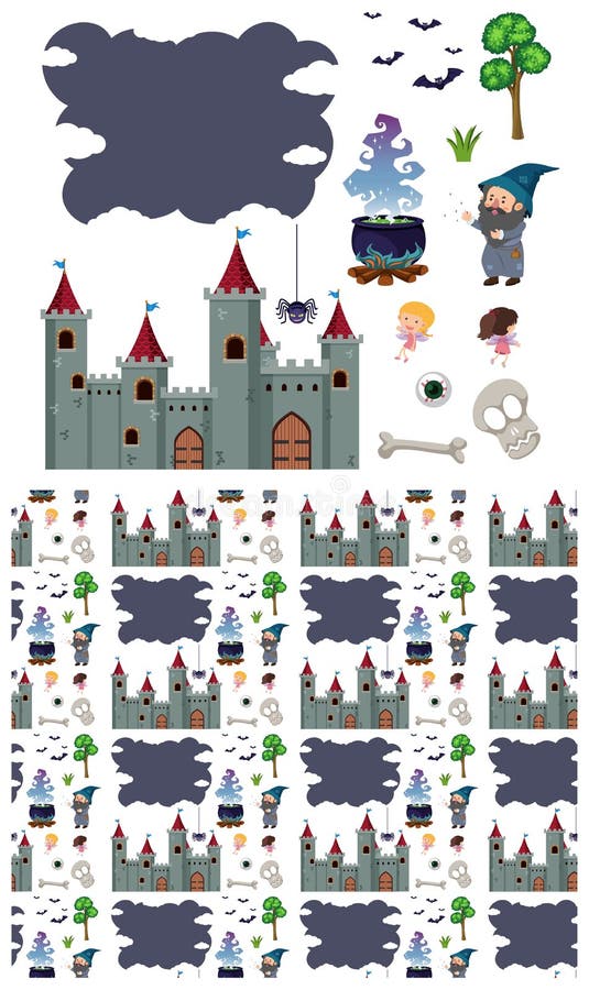 Wizard Palace Stock Illustrations – 260 Wizard Palace Stock ...