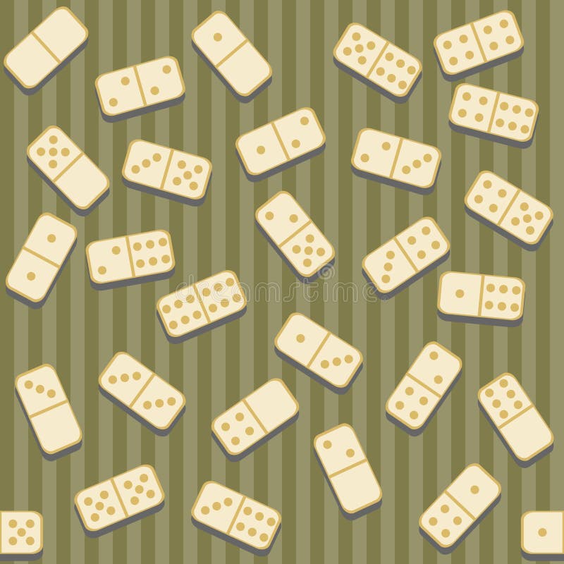 Seamless Background with Dominoes Stock Vector - Illustration of design ...