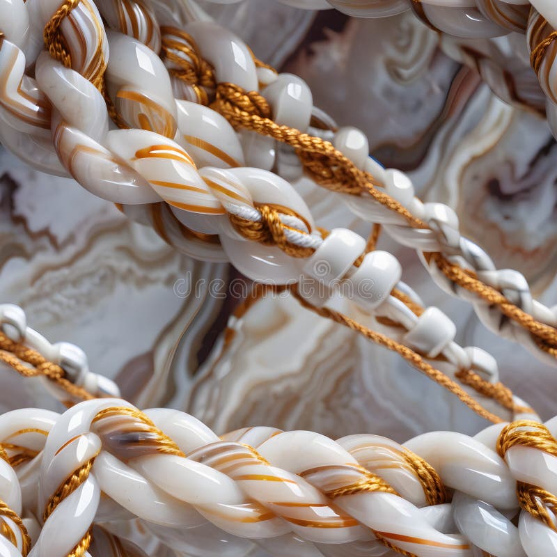 Seamless Background Macrame, Ropes, Knots. Seamless Pattern Connecting ...