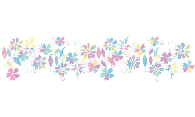 Floral Patterns Seamless Background Border Embroidery Ethnic Batik ...