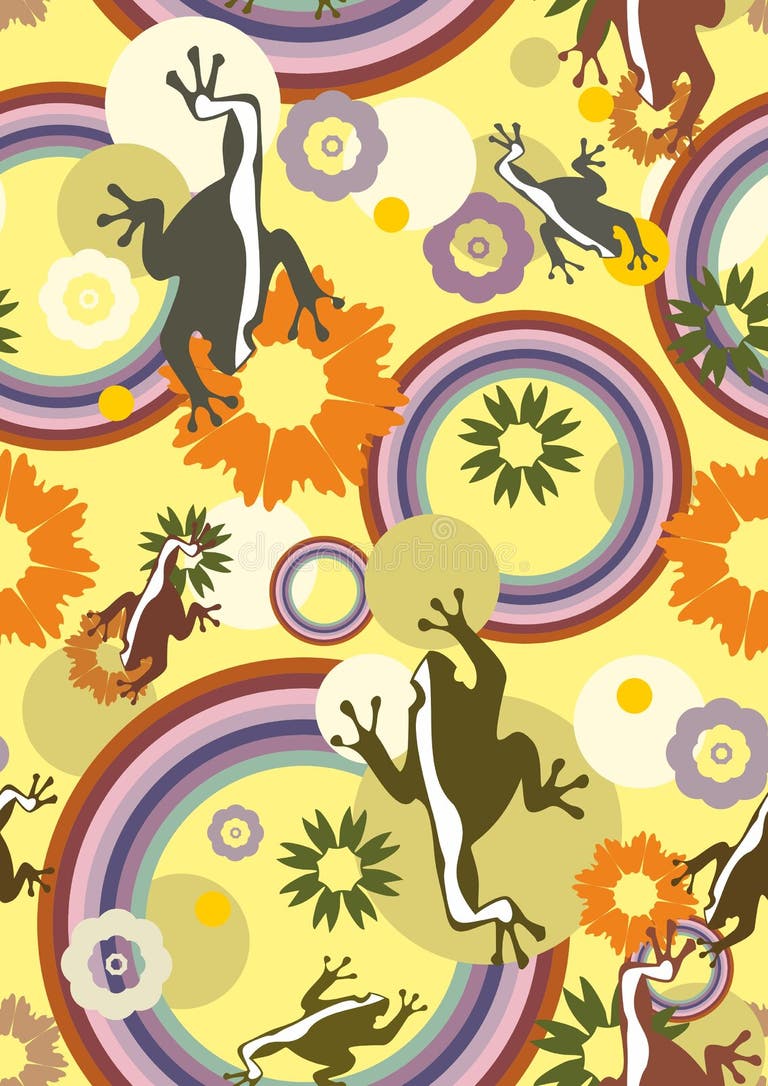 Frogs Seamless Background Stock Illustrations – 2,483 Frogs Seamless ...