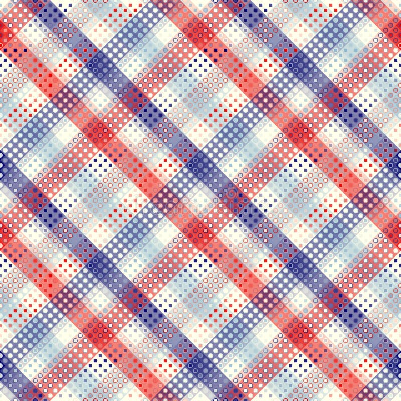 Geometric Abstract Diagonal Plaid Pattern in Low Poly Pixel Art Style ...