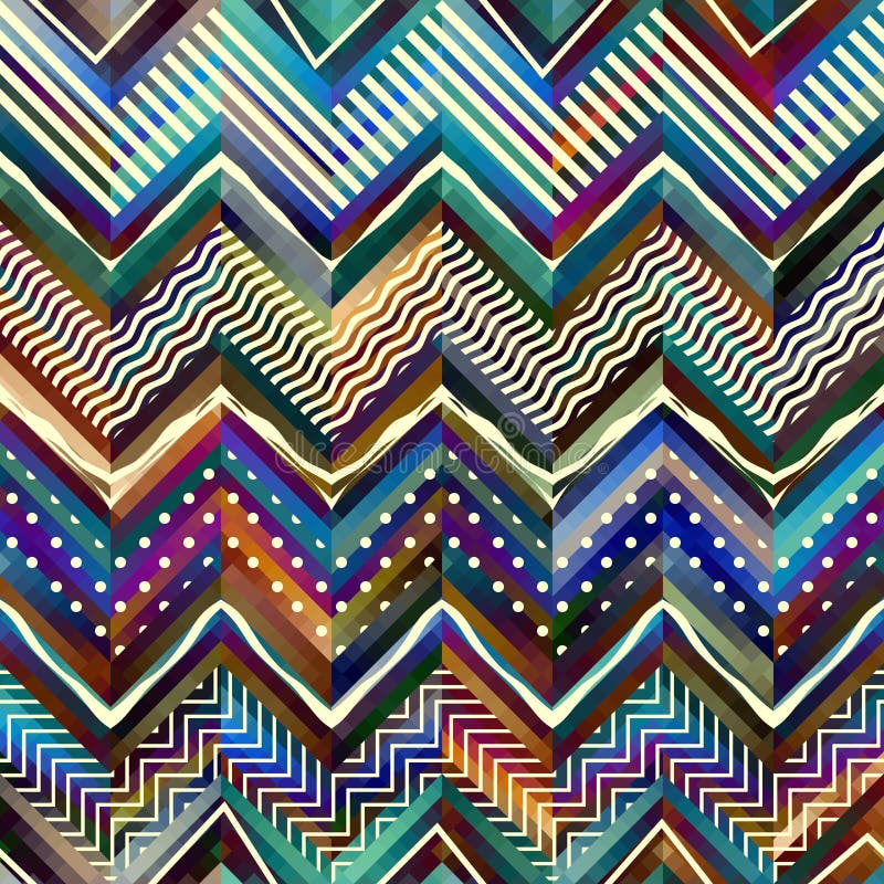 Seamless Background. Geometric Chevron Pattern. Stock Vector ...