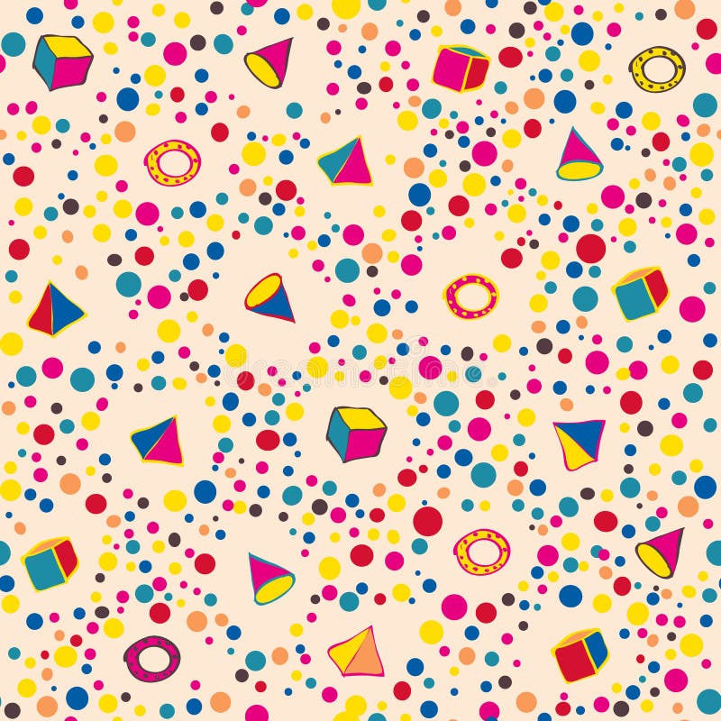 Seamless Background with Geometrical Figures. Stock Vector ...